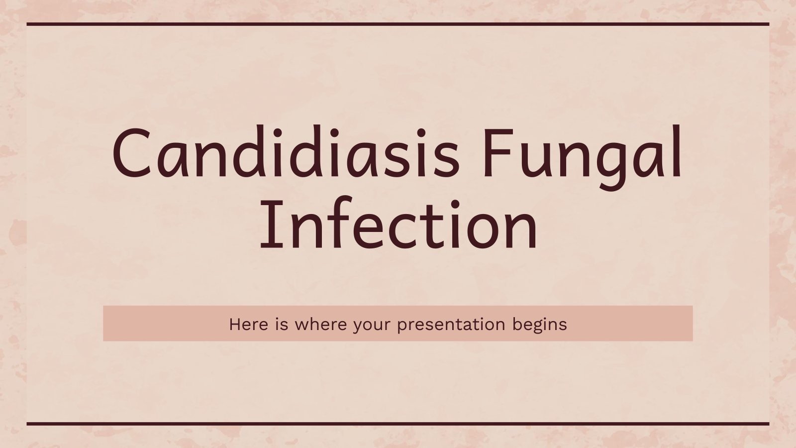 Candidiasis Fungal Infection Presentation