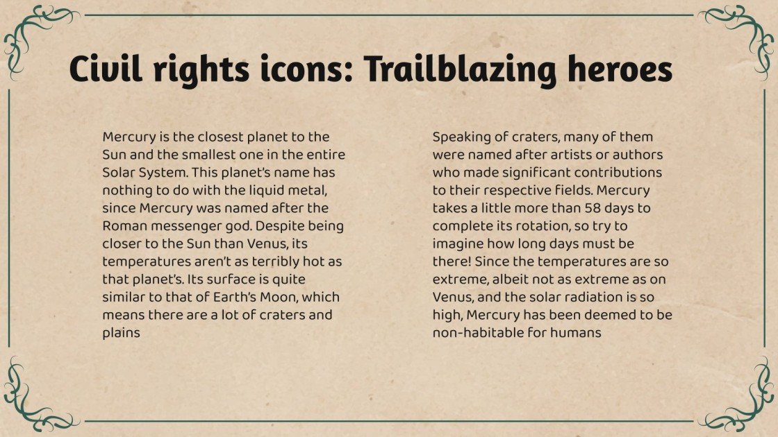 Civil Rights Day: Movement Figures Presentation