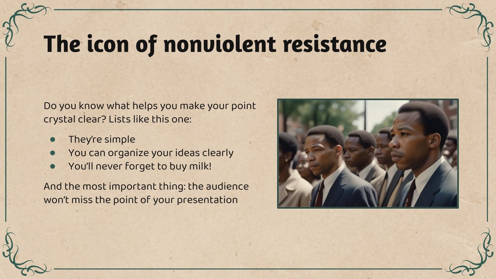 Civil Rights Day: Movement Figures Presentation