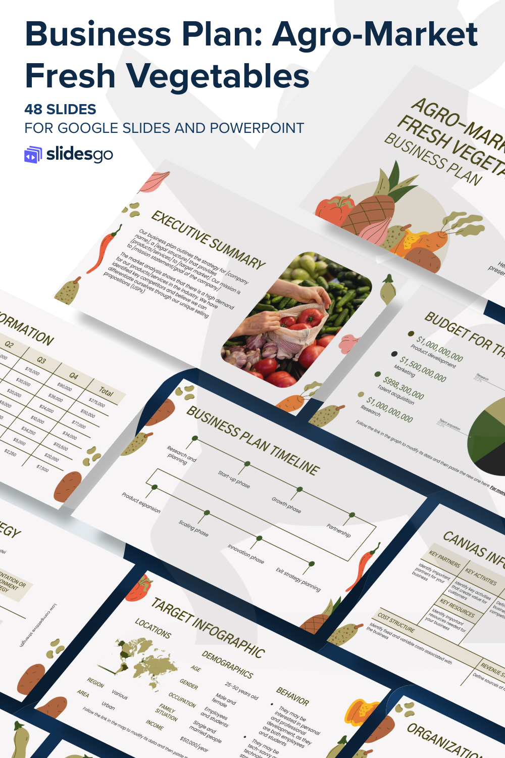 Agro-Market Fresh Vegetables Business Plan Presentation
