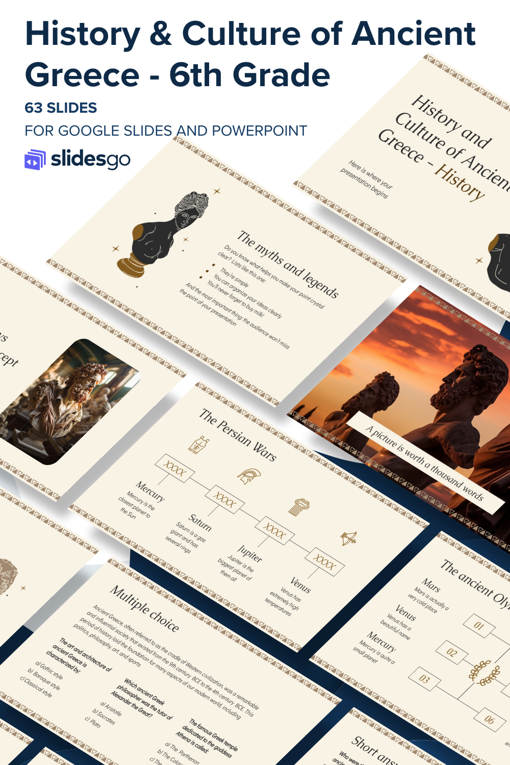 History and Culture of Ancient Greece - History - 6th Grade