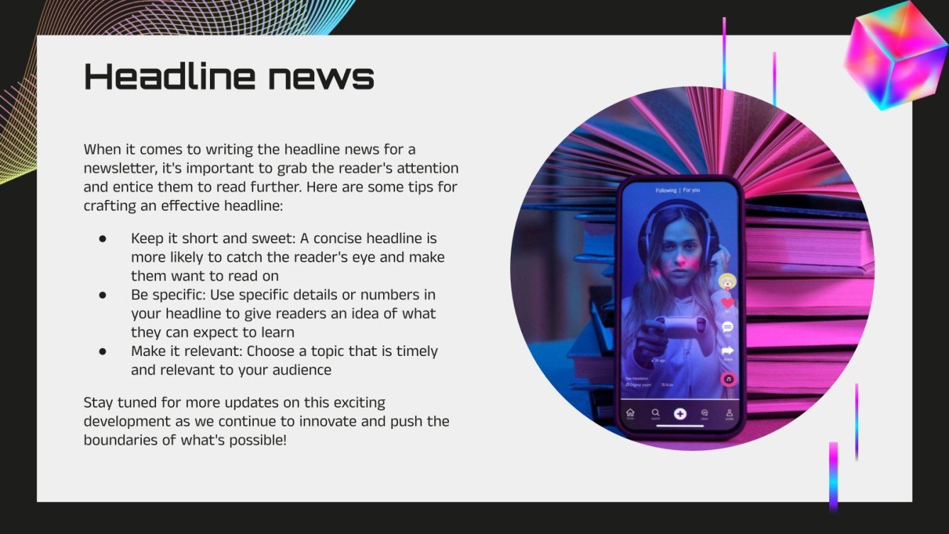 Digital Culture Newsletter Presentation