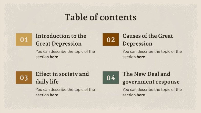Great Depression and New Deal - 8th Grade