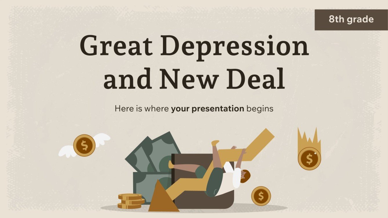 Google Slides & PPT Vorlagen zum Thema Depression