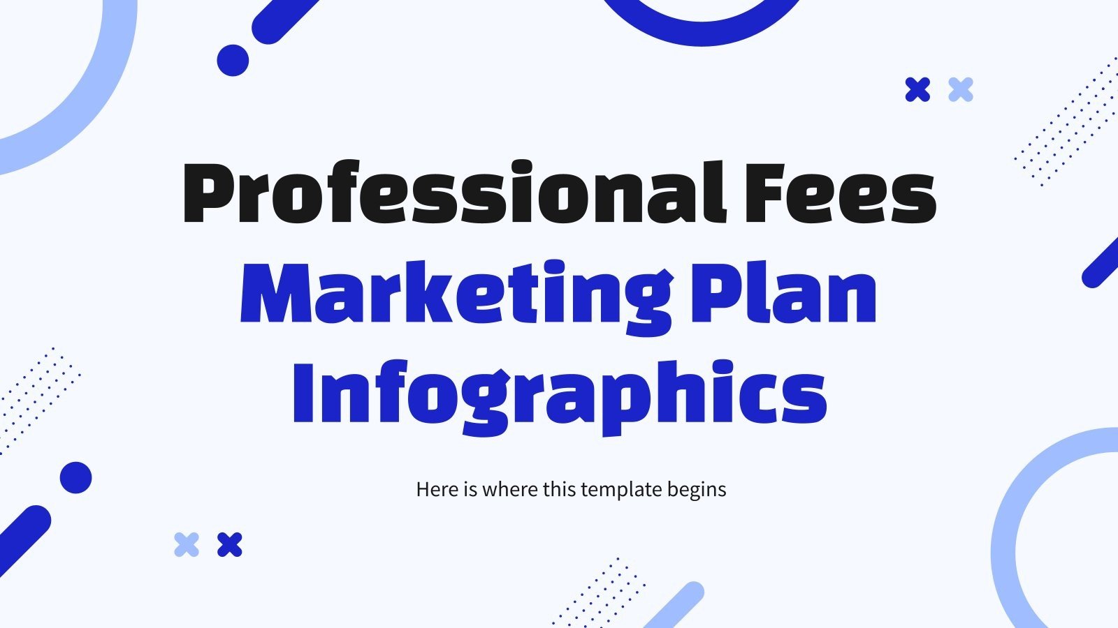 Professional Fees Marketing Plan Infographics