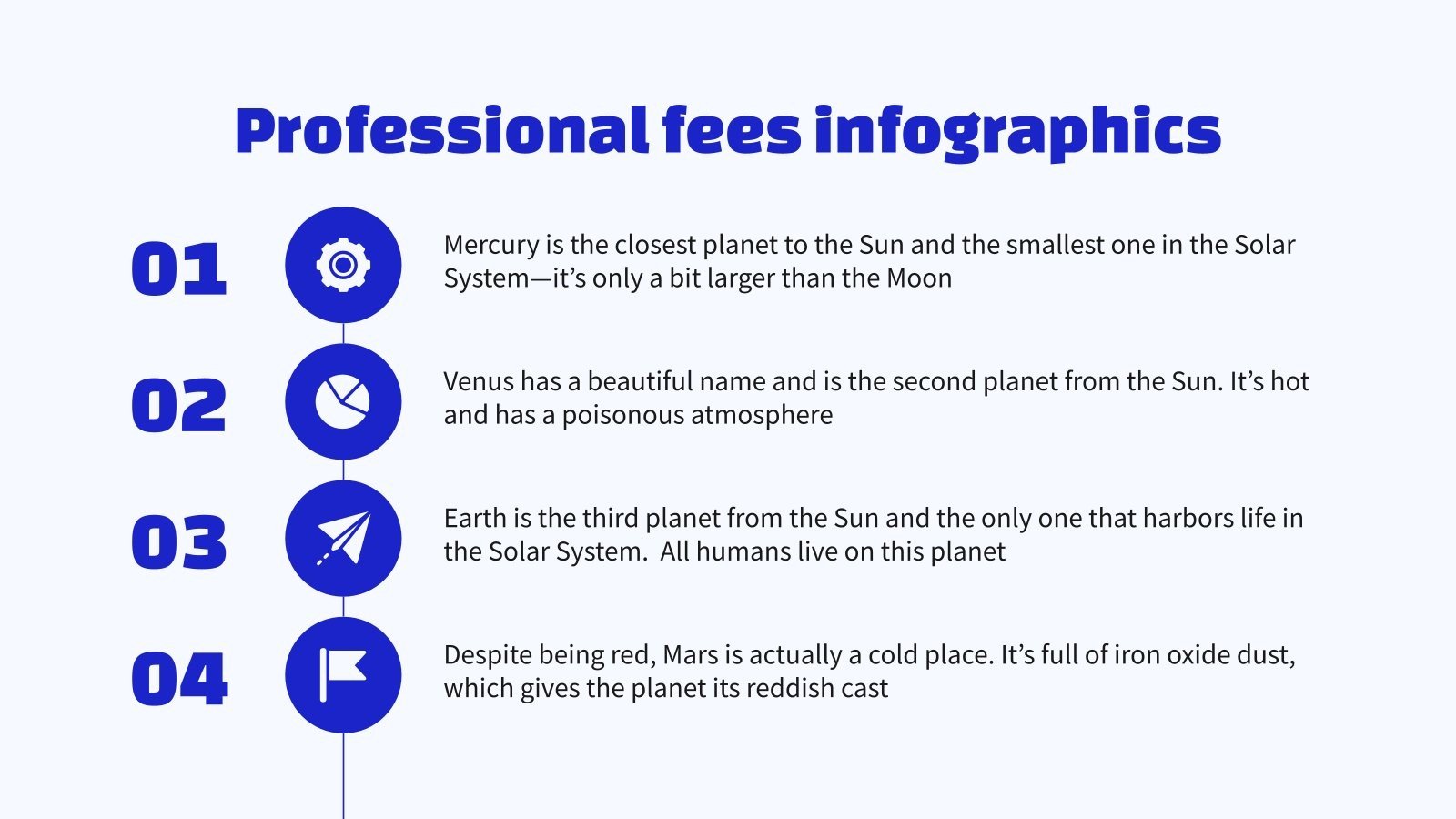 Professional Fees Marketing Plan Infographics