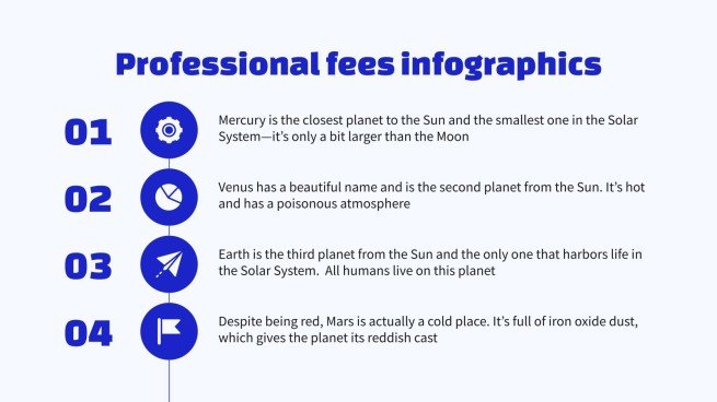 Professional Fees Marketing Plan Infographics