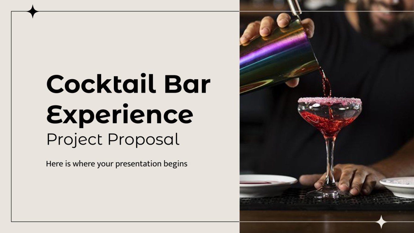 Free templates about Cocktails for Google Slides & PowerPoint