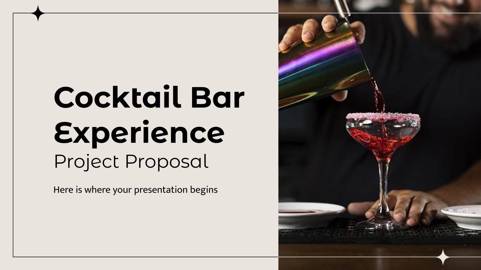 Free templates about Cocktails for Google Slides & PowerPoint