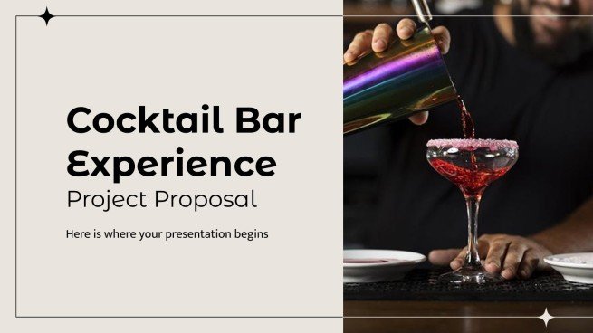 Free templates about Cocktails for Google Slides & PowerPoint