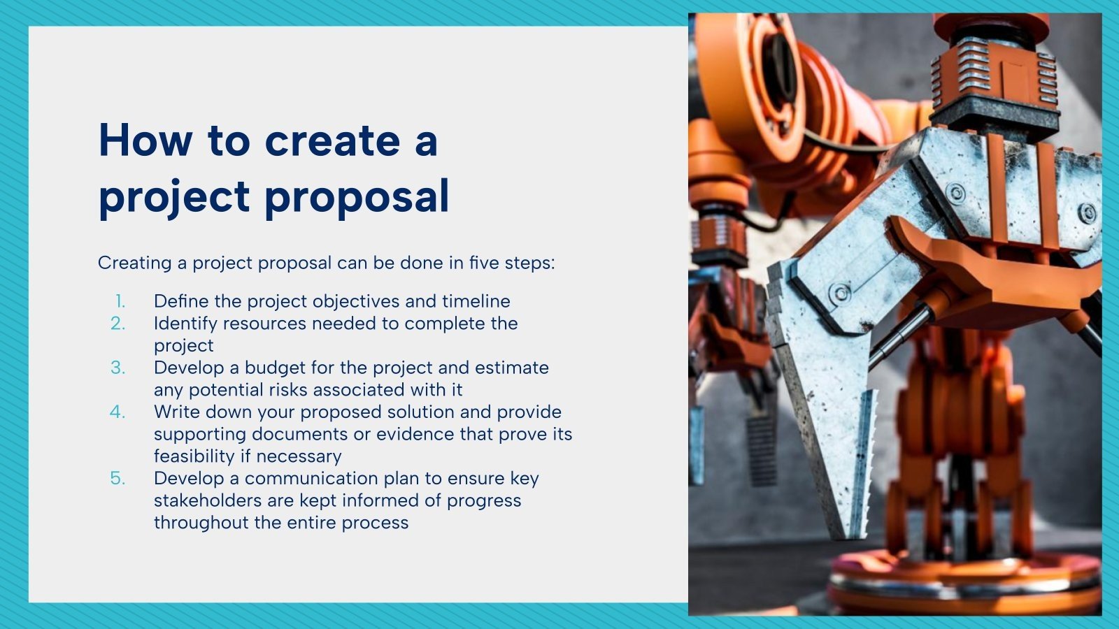 Industrial Machinery Maintenance Project Proposal