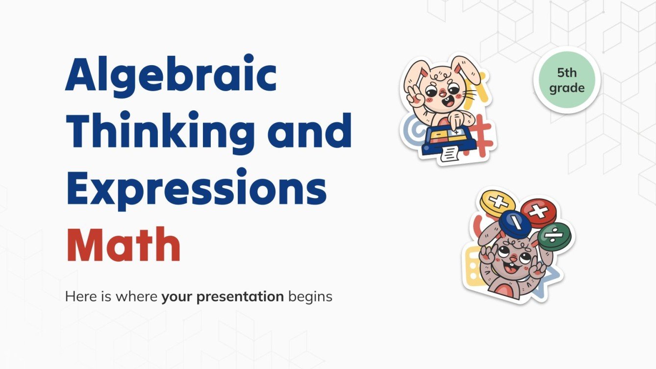 Algebraic Thinking and Expressions - Math - 5th Grade