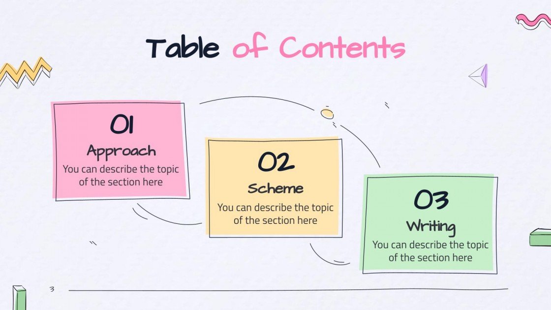 College Pastel Notes | Google Slides & PowerPoint template