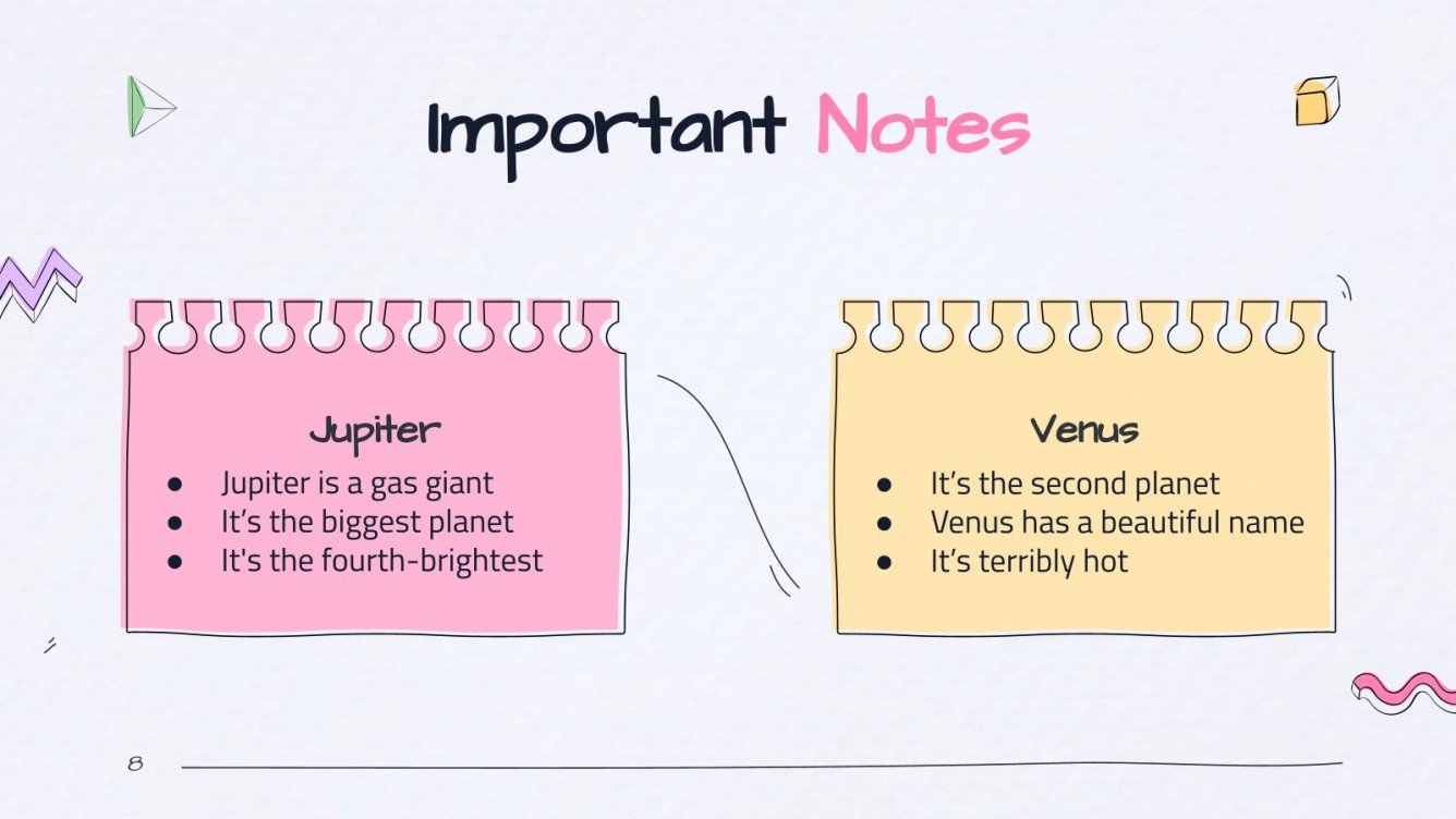 College Pastel Notes | Google Slides & PowerPoint template
