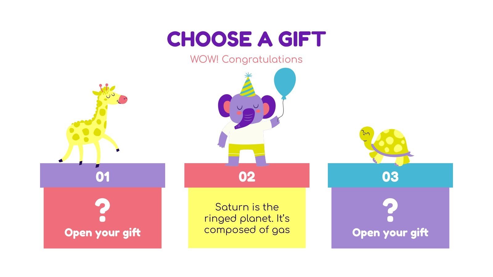 Fun Gifts for Your Students! | Google Slides and PPT template