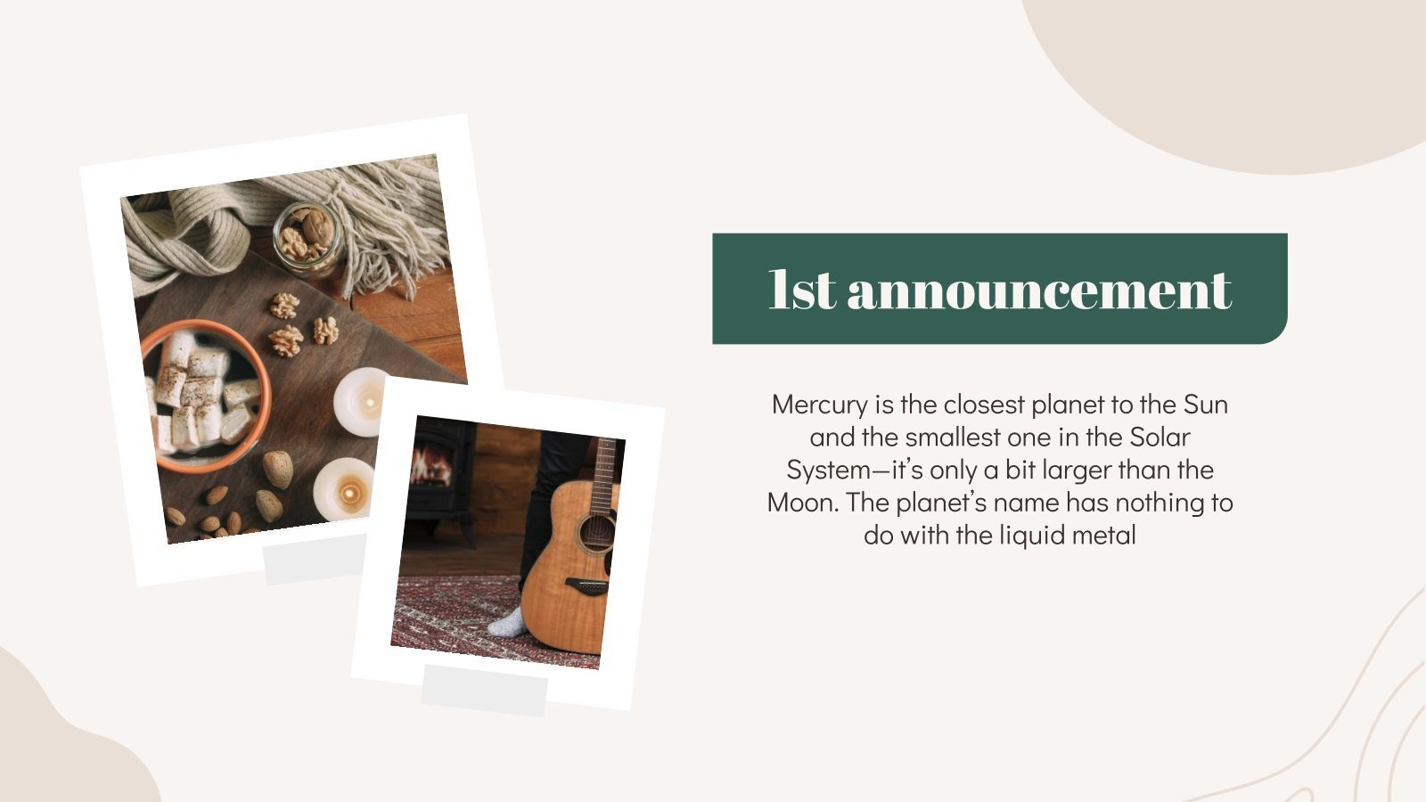 Cozy Season | Template for Google Slides and PowerPoint