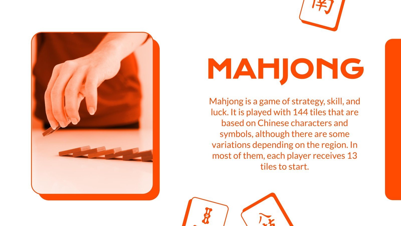 Learn to Play Mahjong | Google Slides and PPT