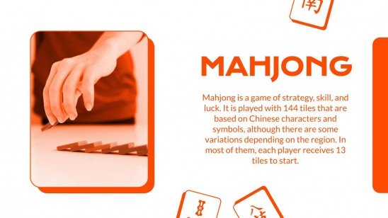 Learn to Play Mahjong | Google Slides and PPT