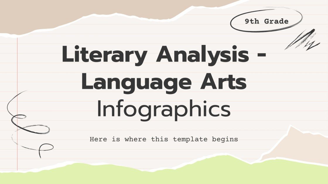 Literary Analysis - Language Arts - 9th Grade Infographics