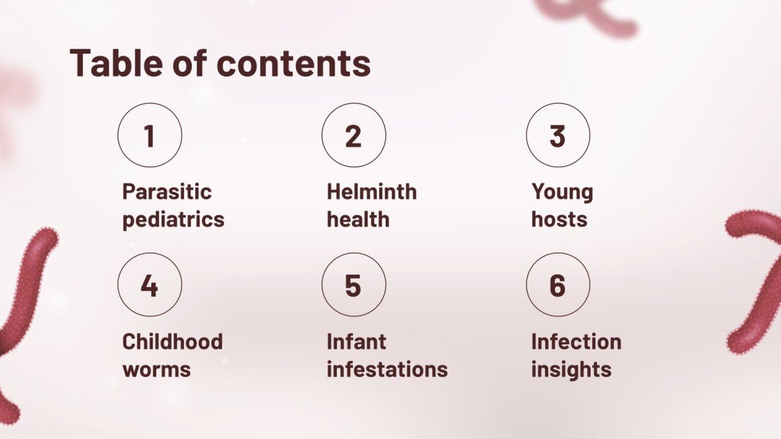 Worm Infection in Kids Presentation