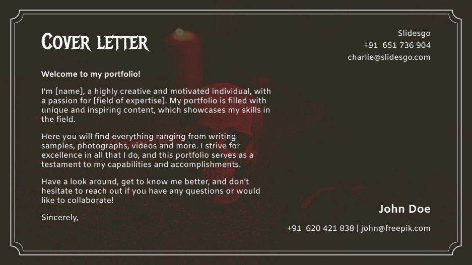 Horror Projects Portfolio Presentation