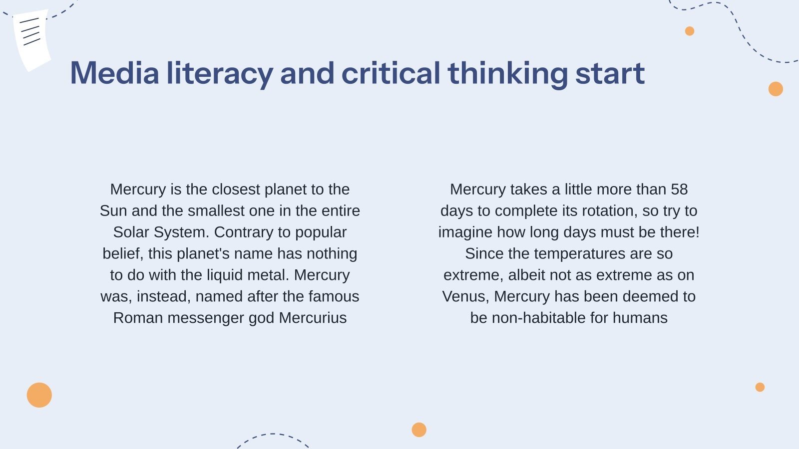 Media Literacy and Critical Thinking - Spanish - 9th Grade