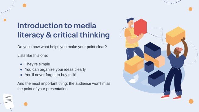 Media Literacy and Critical Thinking - Spanish - 9th Grade