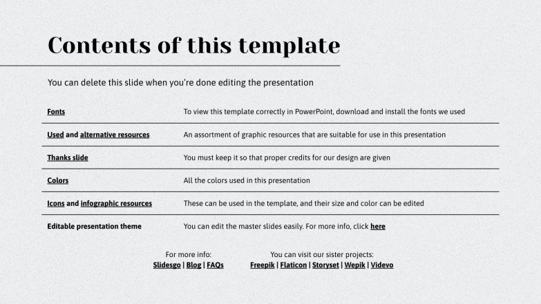 Minimalist Grain Graphics - Business Basic Template