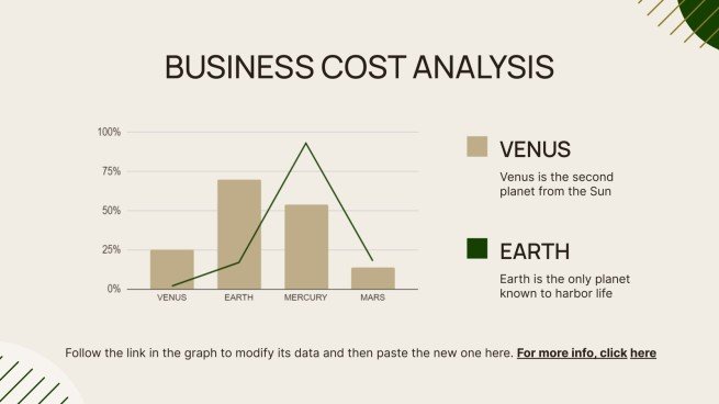 Business Cost Analysis Infographics