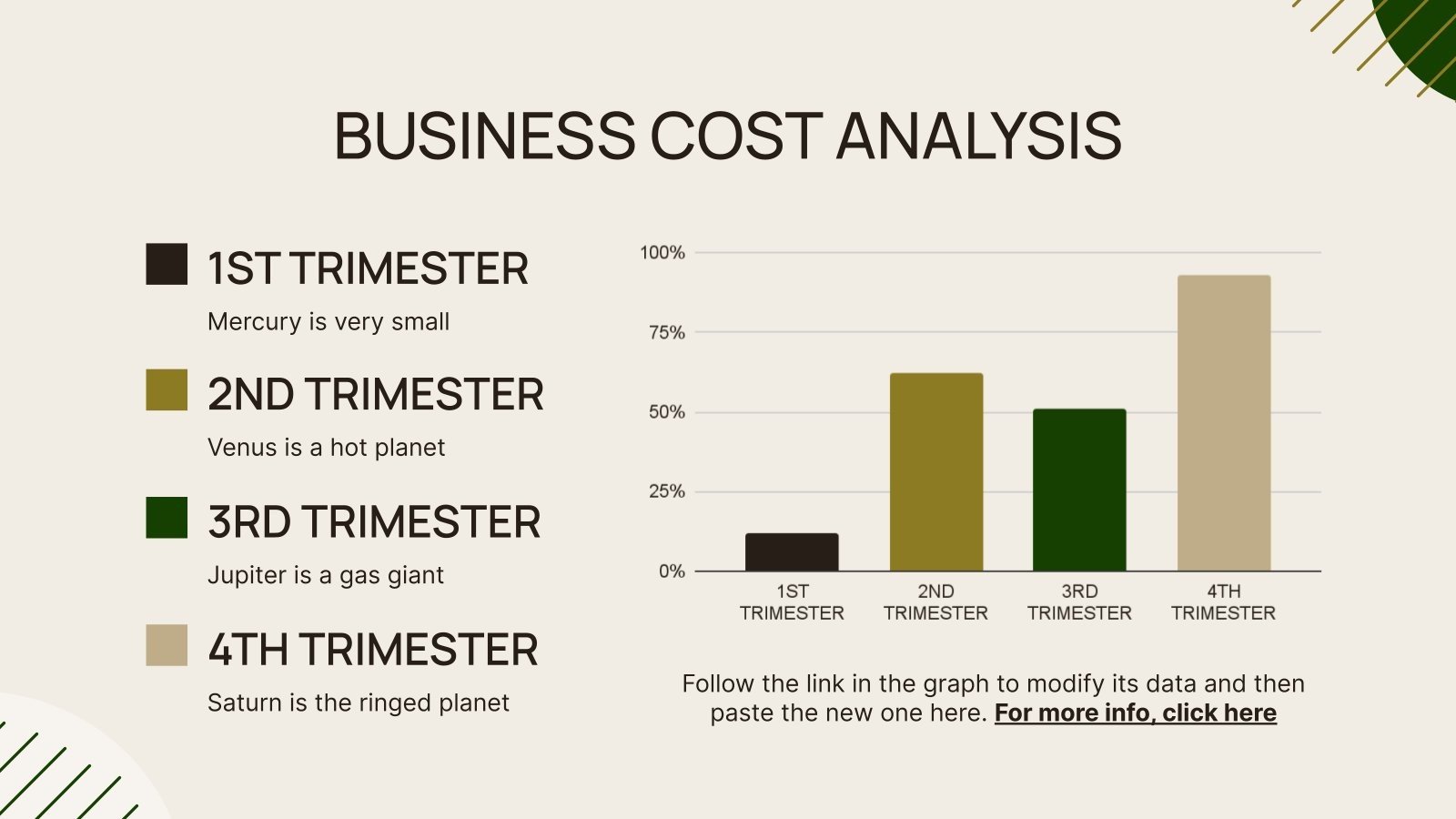 Business Cost Analysis Infographics