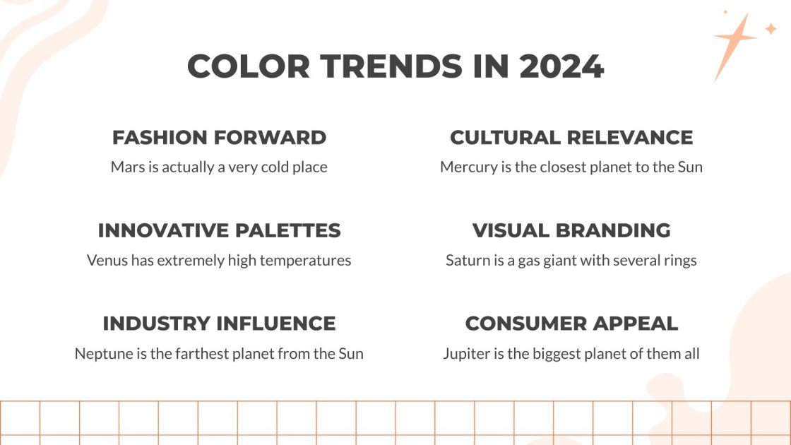 Color of the Year 2024: Peach Fuzz - Illustration Theme