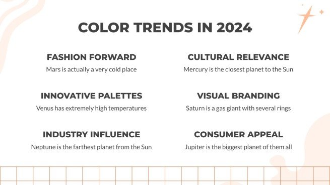 Color of the Year 2024: Peach Fuzz - Illustration Theme