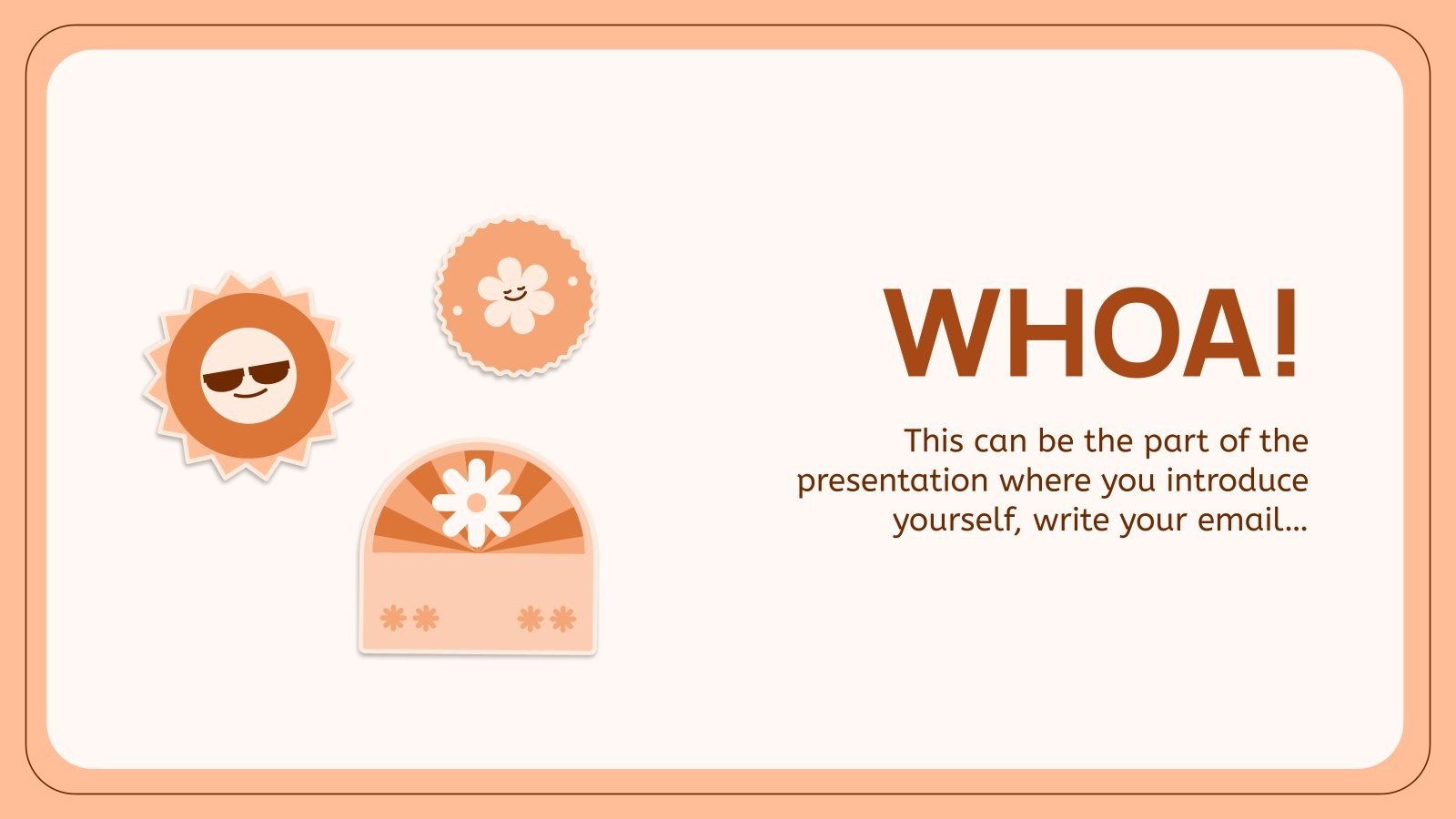 Color of the Year 2024: Peach Fuzz - Sticker Theme Template