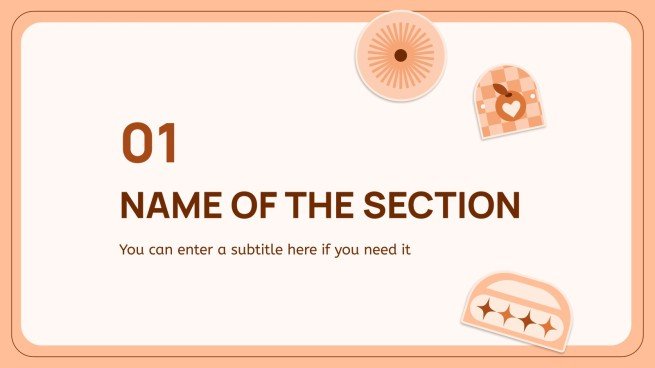 Color of the Year 2024: Peach Fuzz - Sticker Theme Template