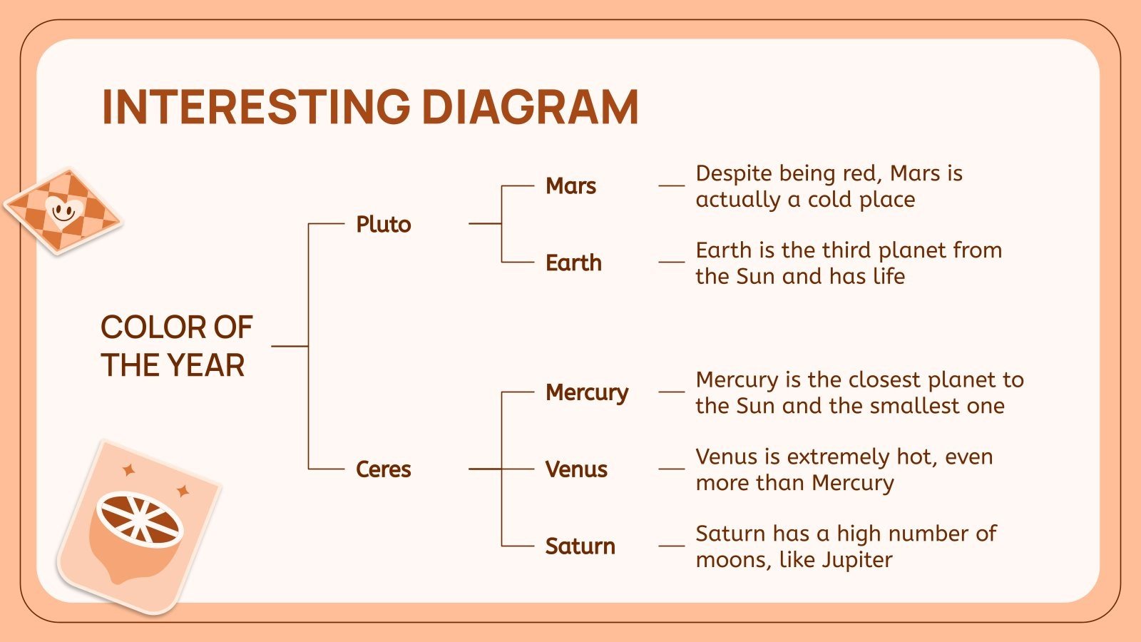 Color of the Year 2024: Peach Fuzz - Sticker Theme Template