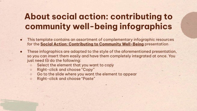 Contributing to Community Well-Being Infographics