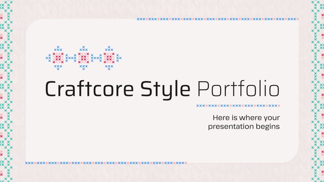 Craftcore Style Portfolio Presentation