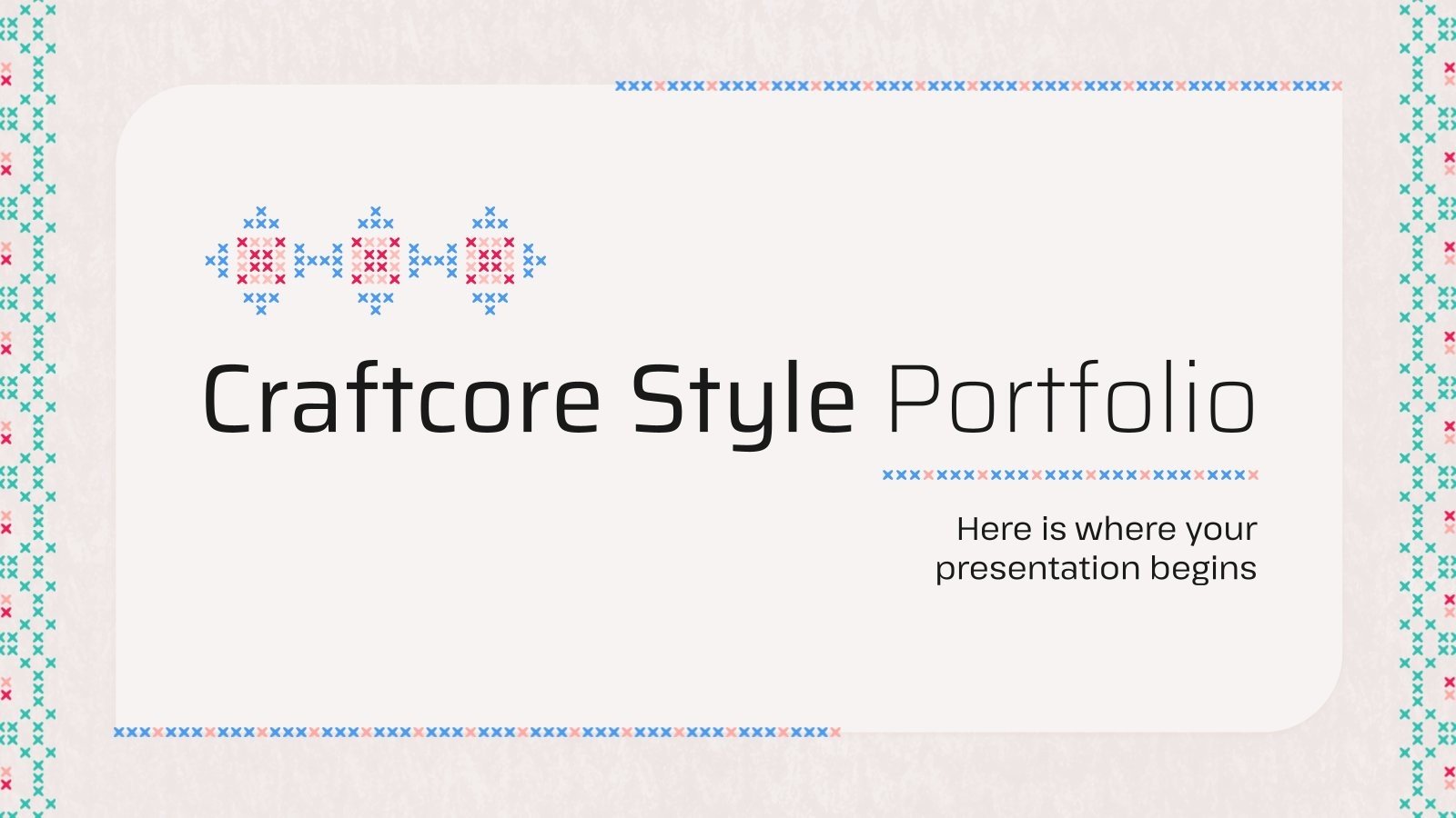 Craftcore Style Portfolio Presentation