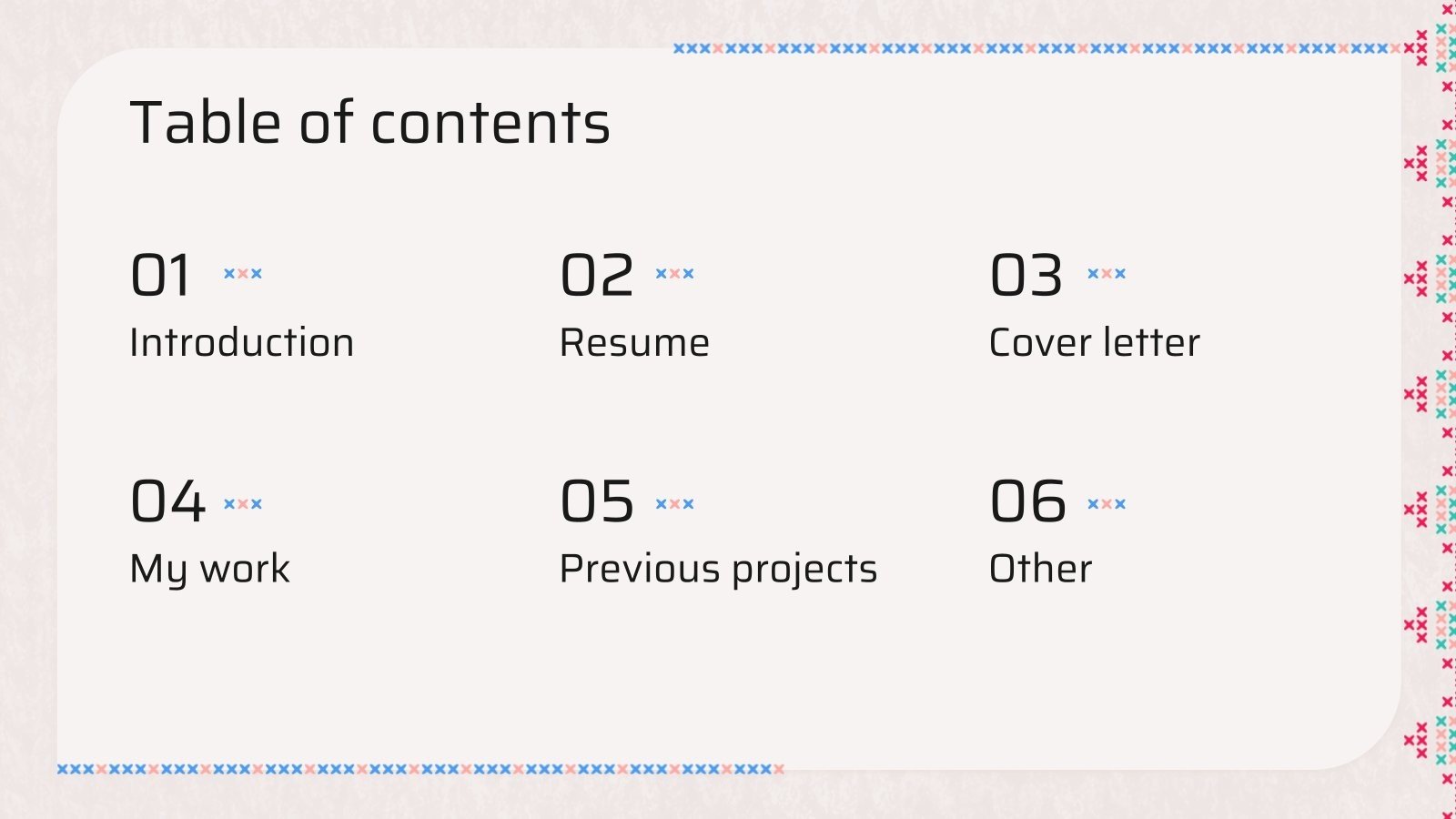 Craftcore Style Portfolio Presentation
