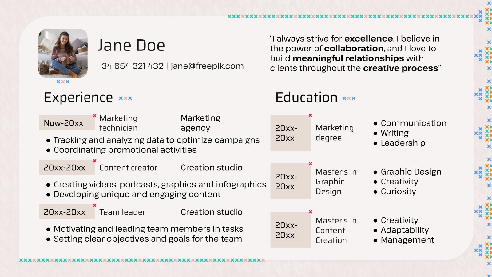 Craftcore Style Portfolio Presentation