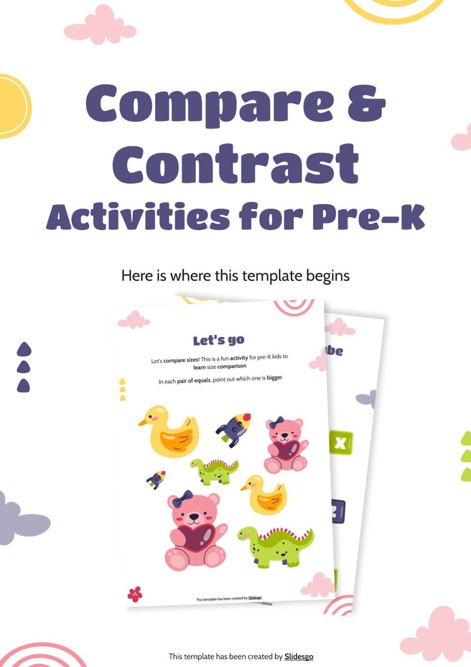 Compare and Contrast Activities for Pre-K | Google Slides