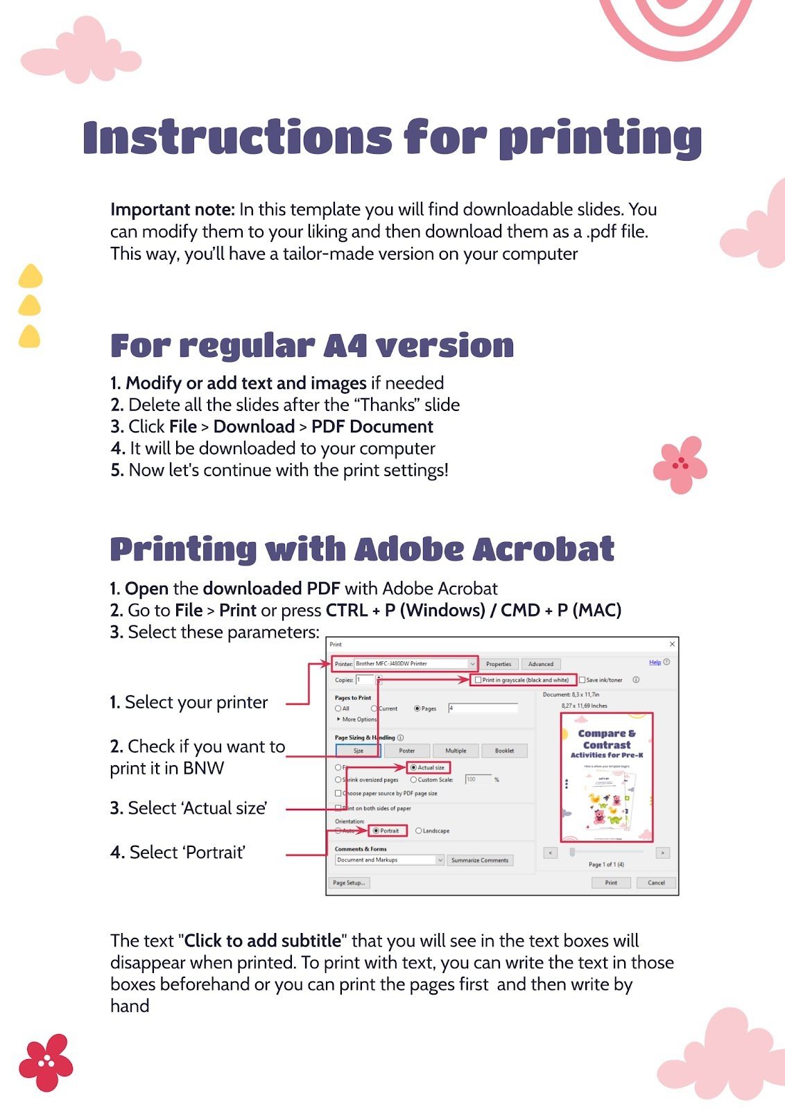 Compare and Contrast Activities for Pre-K | Google Slides