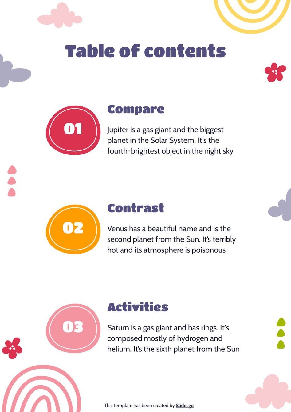 Compare and Contrast Activities for Pre-K | Google Slides