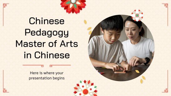Free Chinese Language-themed Google Slides and PPT Templates
