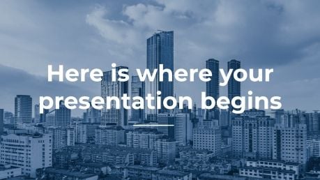 Blue Business Google Slides and PowerPoint Template