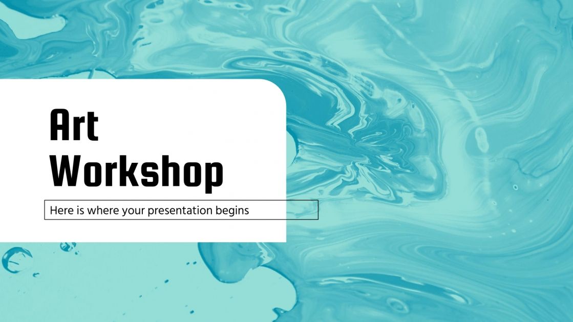 Art Workshop Google Slides Theme and PowerPoint Template