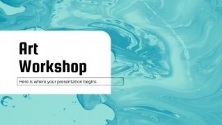Art Workshop Google Slides Theme and PowerPoint Template