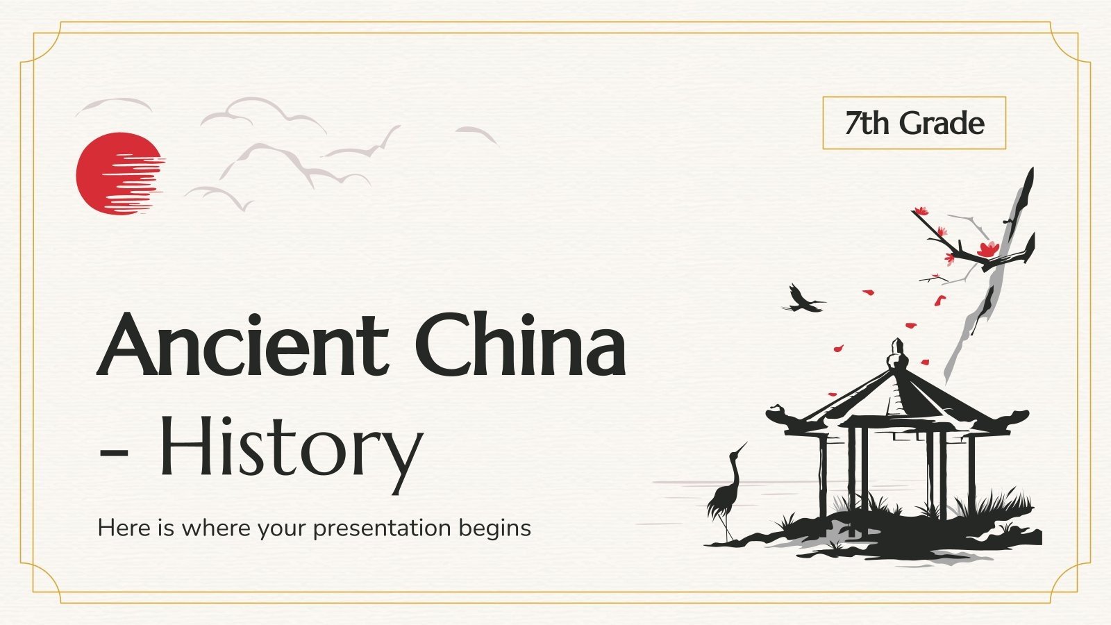 Free templates about China for Google Slides and PowerPoint