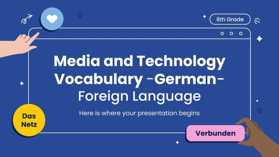 Media and Technology Vocabulary - German - 8th Grade