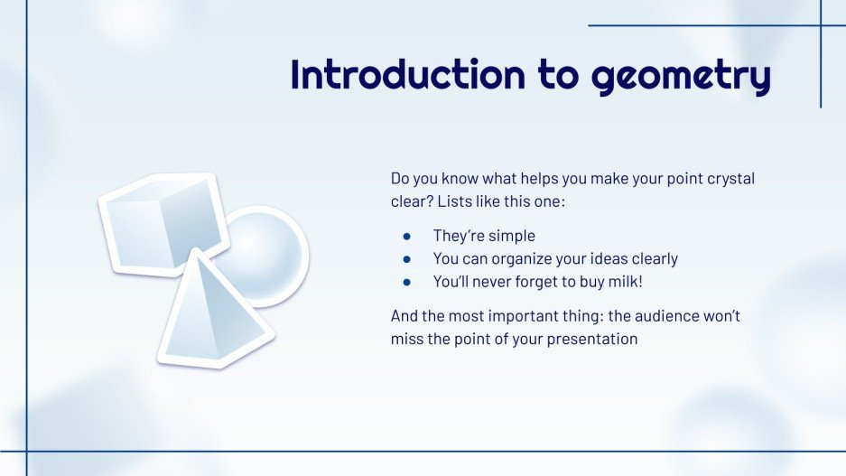 Geometry Lesson - Math - 9th Grade Presentation